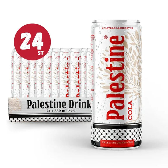 Buy Palestine Cola 24 x 330ml online from Butikkom and get fast delivery.