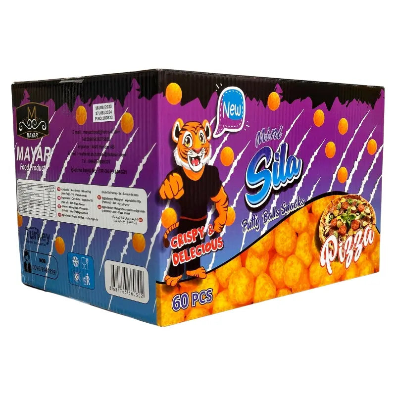 Buy Sila Mini Balls Snacks Pizza 60 x 20g online from warehouse shelf ...